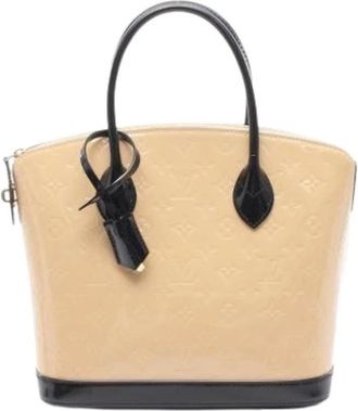 Louis Vuitton Sac &agrave; main Vernis Pre-owned - Femme - Pre-owned - Beige - Taille: ONE Size