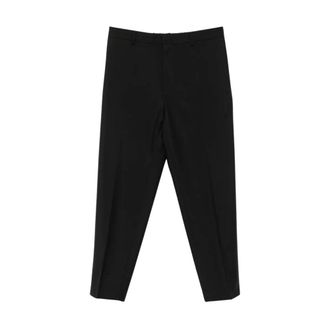 Jil Sander Woll-Canvas-Hose - - Trousers - Herren - Schwarzk - M
