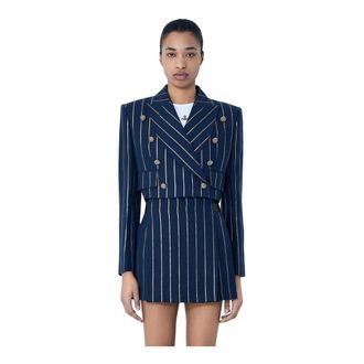 Vivienne Westwood Cut-Off Blazer - - Jackets - Damen - Blau - L