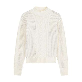 Marciano Era Verzierte Rollkragen - - Knitwear - Damen - Wei&szlig; - S