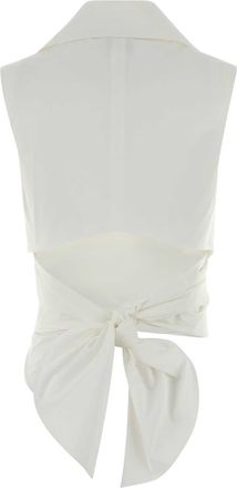 Patou Draped Blouse - White
