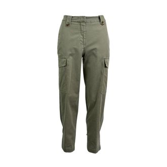 Pantaloni Torino Tapered Hosen - - Trousers - Damen - Gr&uuml;n - M