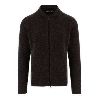 Tagliatore Pullover aus Woll-Baumwoll-Mischung - - Knitwear - Herren - Lila - XL