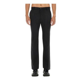 Dolce & Gabbana Homme, Pantalons, Noir, Taille: M Straight Pantalons
