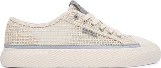 Calvin Klein Sneakers aus Stoff Vulc Laceup Low Raffia HW0HW03082 Beige