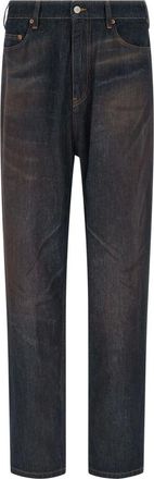 Maison Margiela Homme, Jeans, Bleu, Taille: W32 Jean en denim d&eacute;lav&eacute; &agrave; taille haute