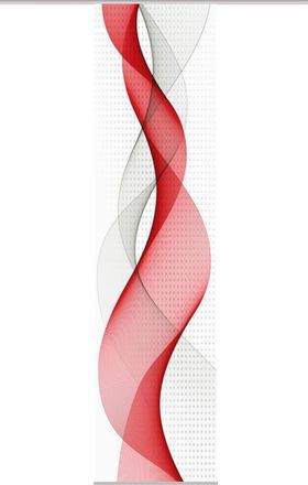 Home Fashion Home fashion OPALIA, Polyester, rot, 245x60 cm