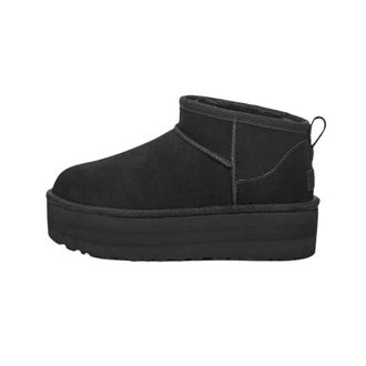 UGG Botte plateforme Classic Ultra Mini - Femme - Chaussures - Noir - Taille: 40 EU