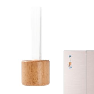 Generic Fridge Magnets - Magnetic Vases | minii Vases | Refrigerator Vases Magnets | Test Tube Vase Fridge Magnets, Hydroponic Vase, Decorative Flower Vase Re