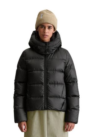 Marc O'Polo Denim Steppjacke Winterjacke, regular fit, Stehkragen, abnehmbare Kapuze