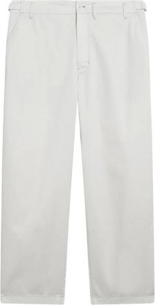 Christophe Lemaire Homme, Pantalons, Blanc, Taille: M Pantalon de travail fusel&eacute;