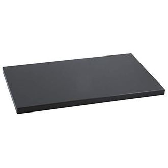 Metaltex 73381538 Schneidebrett, Polyethylen 50 x 30 x 2 cm Schwarz