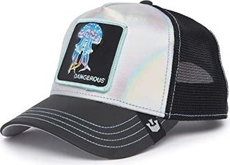 Goorin Brothers Go Away Deep Sea Dangerous Jellyfish Silver Adjustable Trucker Cap