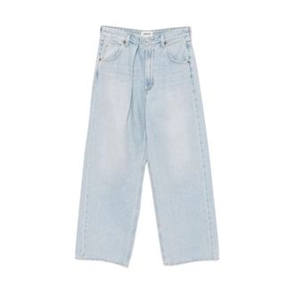 A Gold E Hellblaue Klassische F&uuml;nf-Pocket-Jeans - - Jeans - Damen - Blau - W28