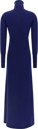 Tom Ford Cashmere Ribbed Polo Dress - Navy