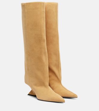 The Attico Stiefel Cheope 105 aus Veloursleder