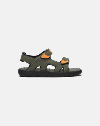 Timberland Perkins Row Sandale mit Fersenriemen f&uuml;r Kinder in Gr&uuml;n, Gr&uuml;n, Gr&ouml;&szlig;e