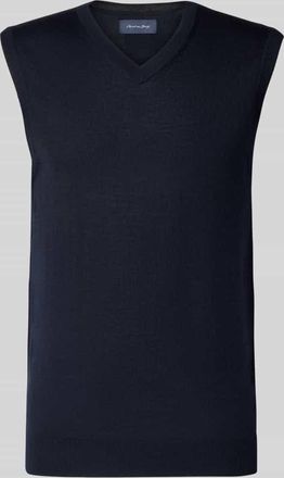 Christian Berg Strickshirt aus Merino-Mix mit V-Ausschnitt