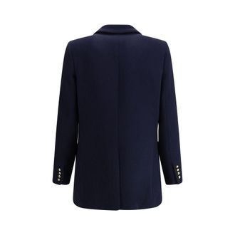 Blaz&eacute; Milano Womens Blue Wool Oves Aries Blazer Clothing
