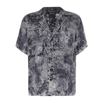 Avant Toi Bedrucktes Stretch-Seidenhemd - - Shirts - Herren - Mehrfarbig - M