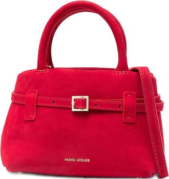 Manu Atelier Sac Bandouli&egrave;re - Rouge