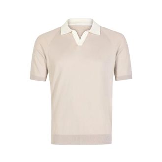 Gran Sasso Homme, Pulls, Beige, Taille: XL Maille col V