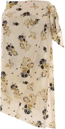 Isabel Marant Jupe Midi - Blanc
