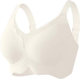 Generic Soutien Gorge Invisible Soutien Gorge sans Armature Brassiere Femme sans Armature De Classique Gel Jelly Seamless Fond De Teint Dos Nu Minceur Confort