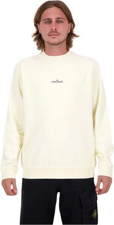 Stone Island Homme, Sweatshirts et sweats &agrave; capuche, Beige, Taille: L Industrial Four Print Sweat Shirt