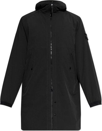 Stone Island Homme, Manteaux, Noir, Taille: S Parka isol&eacute;e avec capuche