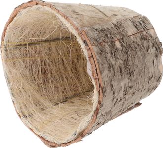 OSALADI Rustikaler Blumentopf aus Birkenrinde Rund Pflanzk&uuml;bel f&uuml;r Sukkulenten und Kakteen Atmungsaktives Pflanzgef&auml;&szlig; f&uuml;r Haus Garten Selbstgemacht Holz Rinde