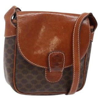 Celine Sac bandouli&egrave;re en toile Pre-owned - Femme - Pre-owned - Brun - Taille: ONE Size