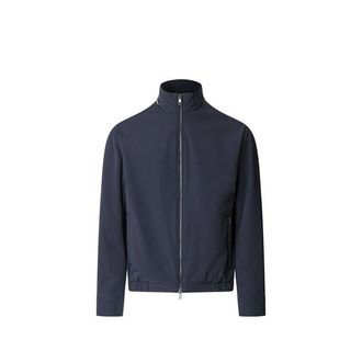 Fa&ccedil;onnable Blouson uni &agrave; col montant