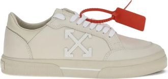 Off-white baskets Vulcanized à logo - Tons neutres