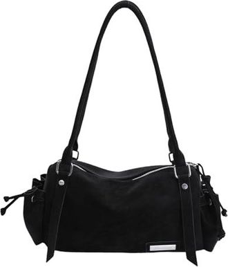 Generic Sac en cuir synth&eacute;tique polyvalent pour femme, travail, shopping, voyage, quotidien, Noir, 350.00x100.00x260.00mm