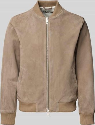 Selected Regular Fit Wildlederjacken aus reinem Ziegenleder Modell ARCHIVE