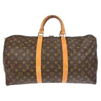 Louis Vuitton unisex, Pre-owned, Brun, Taille: ONE Size Sac bandouli&egrave;re Keepall Pre-owned