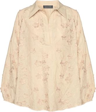 Elena Miro Femme, Blouses et Chemises, Beige, Taille: 40 FR 002 Juta Blusa Kimono