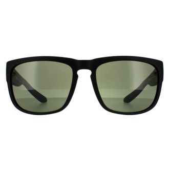 Dragon Square Mens Matte Black G15 Green Sonnenbrille