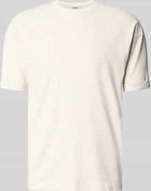 Drykorn T-Shirt mit &Auml;rmelaufschlag und Rundhalsausschnitt