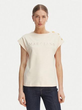 Guess T-Shirt G6GI04 K3505 &Eacute;cru Regular Fit