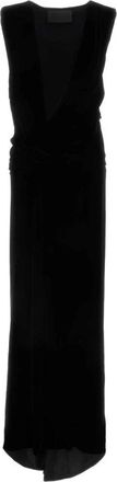 Valentino Garavani Femme, Robes, Noir, Taille: 36 FR Velvet Long Dress