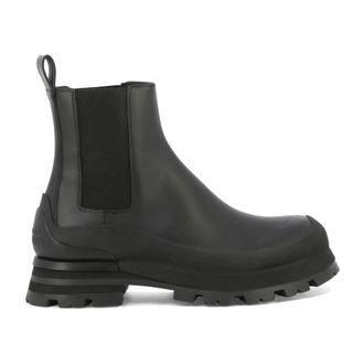 Alexander McQueen Schwarze Kn&ouml;chelstiefel f&uuml;r M&auml;nner - - Shoes - Herren - Schwarzk - 40 EU