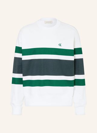 Calvin Klein Jeans Sweatshirt Terry weiss