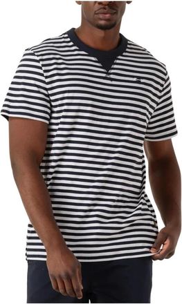 G-Star Herren Streifen R T-Shirt - - Tops - Herren - Blau - L