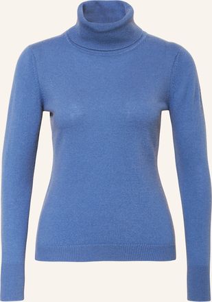 Darling Harbour Darling Harbour Rollkragenpullover Aus Cashmere blau
