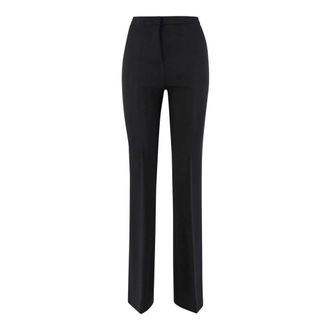 Pinko Ausgestellte Stretch-Viskose Hose Schwarz - - Trousers - Damen - Schwarzk - XS