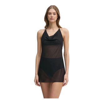 Bond-Eye Strandkleid - - Swimwear - Damen - Schwarzk - M/L