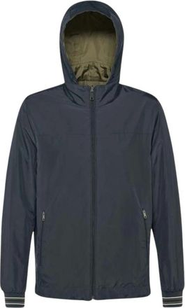 Geox Homme, Vestes, Bleu, Taille: XL Vietnam Cazadoras Reversible Parka