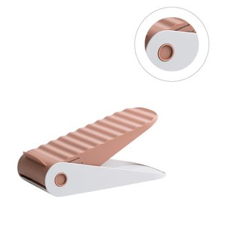 Artibetter AKOOSY 4 St&uuml;ck Teiliges Schuhregal aus Stabilem Kunststoff Platzsparend mit Rutschfester Doppelschicht f&uuml;r Damen Herren Kinderschuhe Vielseitiger Schu